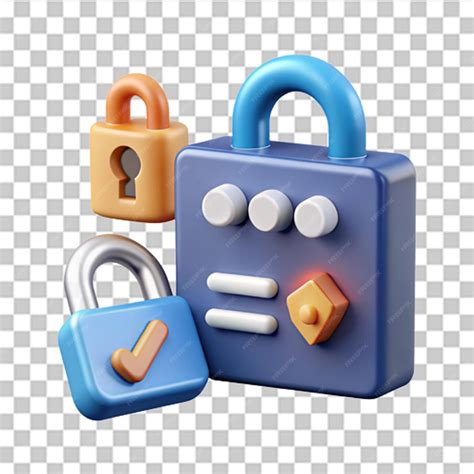 3d Set Of Password Illustrations Forgot Reset Password And Login Successful Cyber Security To