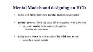 Cognitive Frameworks In HCI PPT