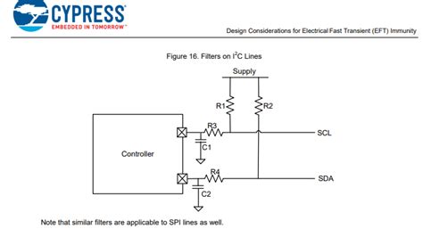 Solved Eft Protection In I2c Lines Infineon Developer Community