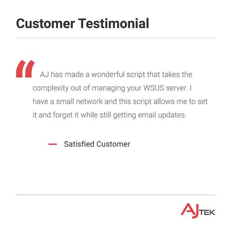 Aj Tek Corporation On Linkedin Let Wam Handle The Complexity Of Wsus Management So You Can