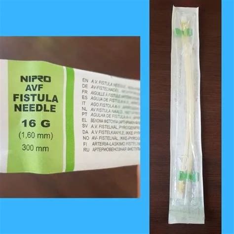 Plastic Nipro Av Fistula Needle G For Dialysis Treatment At Rs Pair In New Delhi