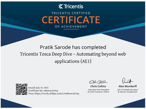 Pratik S On Linkedin Certifiedautomationengineerlevel1