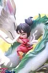Chihiro Ogino Sen Haku Mural Spirited Away Resin Statue Ty Studio In Stock