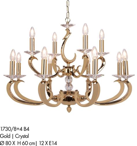 Đèn Chùm Đồng Pedret Tbn 2736 8 4 B4