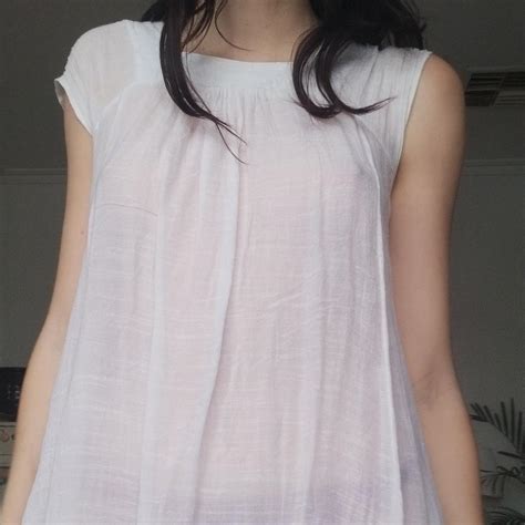 Sheer White Nightgown Would Fit Size Small Medium Depop