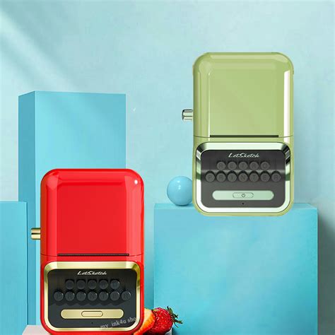 Label Printer Handheld Bluetooth Thermal Printer Mini Printer Maker