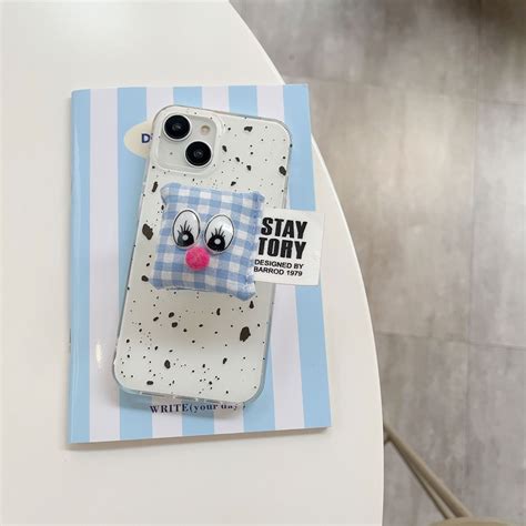 쿠앤크 체크 스마트톡 아이폰케이스 아이폰15프로케이스 범퍼케이스 유니크 특이한 14프로맥스 13프로맥스 12프로맥스 귀여운 키치 감성 레트로 에이블리