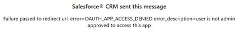 Authentication Issues When Connecting To Salesforce Crm Copilot For Sales Microsoft Learn