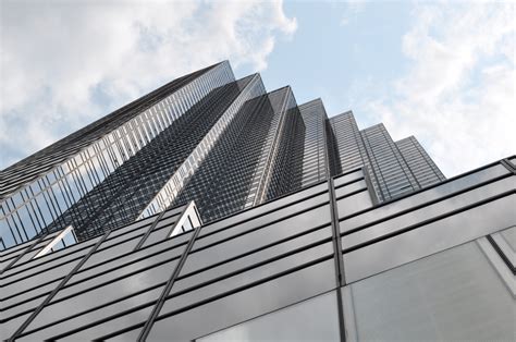 图片素材 视图 透视 建造 摩天大楼 城市的 曼哈顿 纽约市 市中心 地标 正面 天线 塔楼 美国 对称
