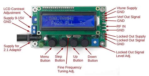Pll Controller 60 1300 Mhz 1 3 Ghz Vhf Uhf Band For Vco Oscillator Fm
