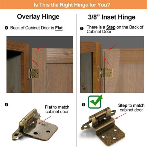 Flush Cabinet Door Hinges