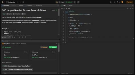 Vinay Kumar On Linkedin Edslash Dsawithedslash Leetcode 100daysofcode