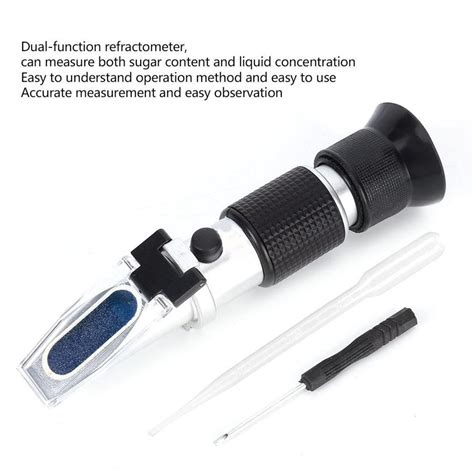 Refractometer Handheld High Accuracy Wine Dual Sca Grandado