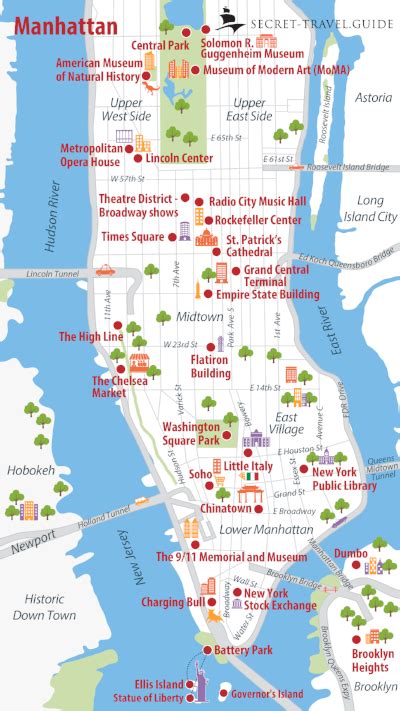 Free Printable New York City Tourist Map