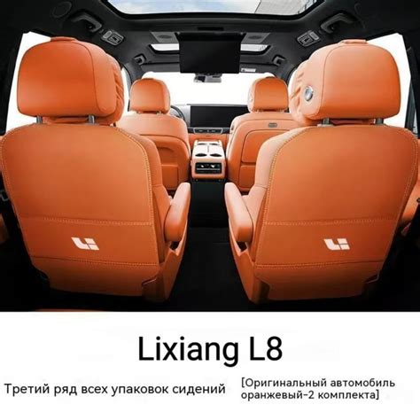 Li Xiang Накидка на сиденье на Задние сиденья Экокожа полиуретановая кожа 2 шт купить на