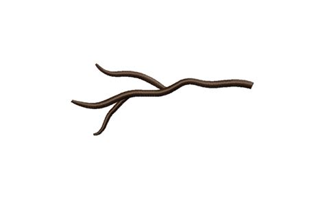 Empty Branch Stitched Embroidery Design Daily Embroidery