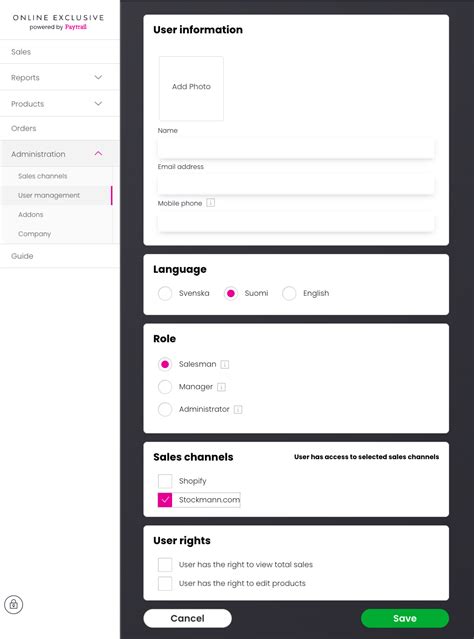 User Levels And User Management Online Exclusive