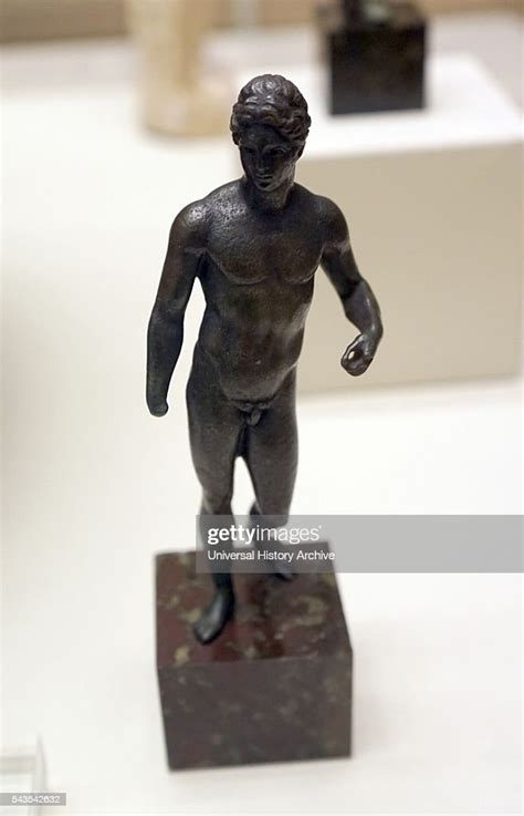 Statue Of The God Hermes In The Attitude Of The Doryphoros By News
