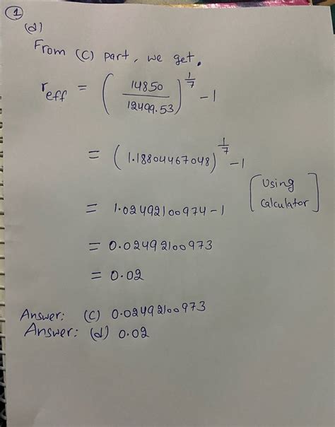 Solved Please Solve The Formula Part 3 Of 4 C Fill In The