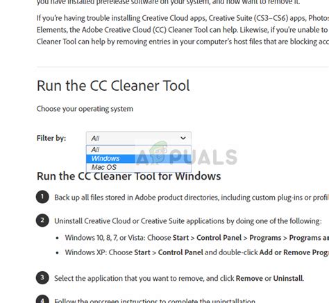 Fix Cant Uninstall Adobe Creative Cloud
