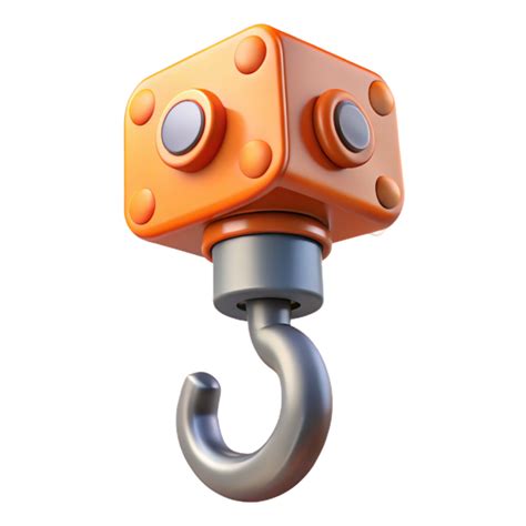 Dramatic Classic Construction Crane Hook Authentic 59433975 Png