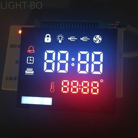 Ultra Red Custom Led Display 8 Digit 7 Segment Led Display For Oven Timer Control