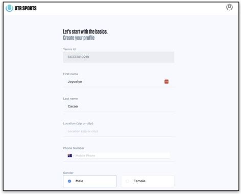Activating Your Universal Tennis Rating Utr Rating From Match Centre Help Center