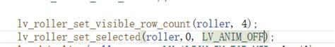 How To Set Roller Default How To LVGL Forum