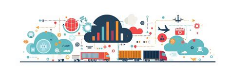 Premium Photo Cloudbased Logistics And Supply Chain Management Illustrative Graphic Depicting
