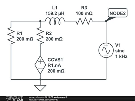ECE Assignment CircuitLab