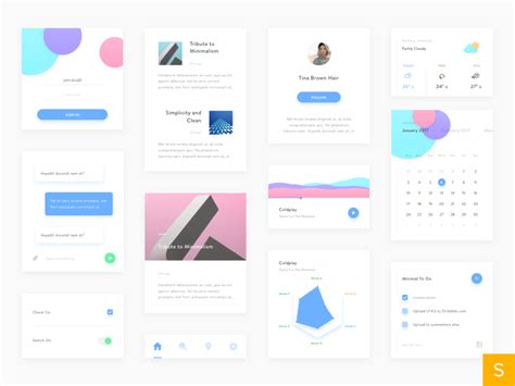 Minimal UI Kit By Anton Chandra On Dribbble