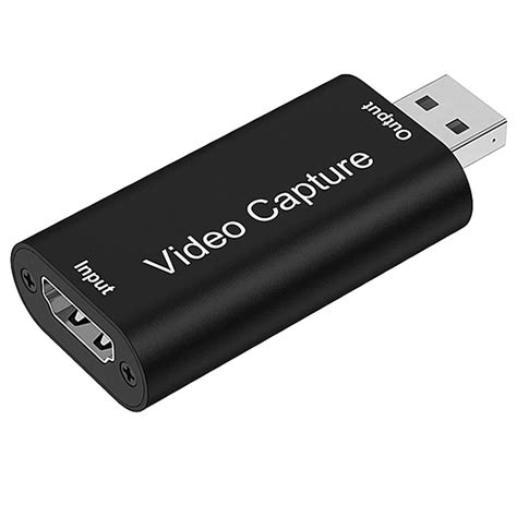 Pluokvzr Hd Hdmi Capture Card For Game Video Live Recording On Ps4 Xbox Switch Pc Usb 2 0 1080p