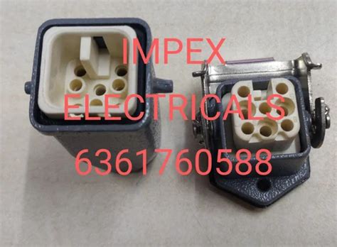 Multipin Heavy Duty Connector 4Pin 5Pin 6Pin 2 5 Mm At 1950 Piece In Bengaluru