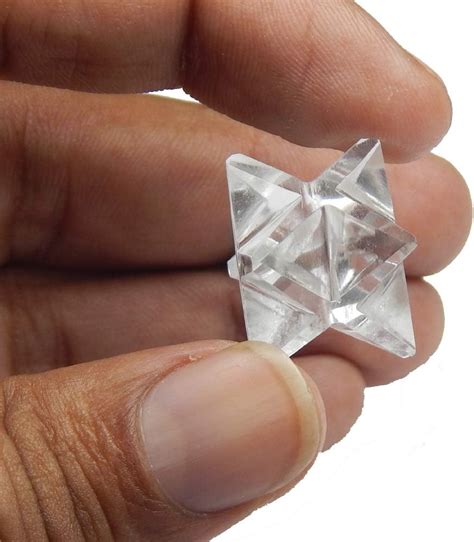 Buy Myhealingworld Natural Crystal Quartz Merkaba Sculpture Clear