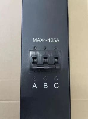 Smart IP PDU For Rack Mount Power Distribution 125A 415V With Remote Monitoring China Power
