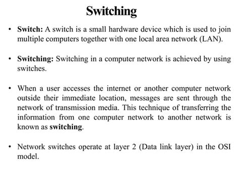 routing and switching pptx computer networking computing