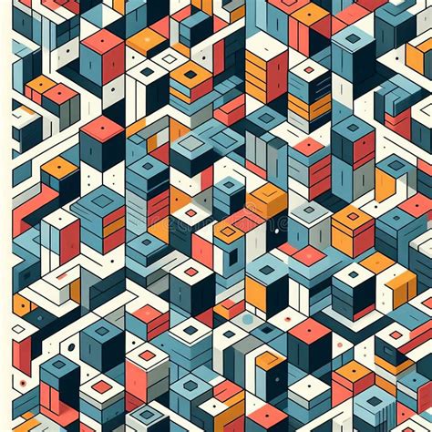 Repeating Cube Pattern Stock Illustrations 3 818 Repeating Cube Pattern Stock Illustrations