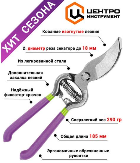 Секатор Центроинструмент 0013642 - купить по выгодным ценам в интернет ...