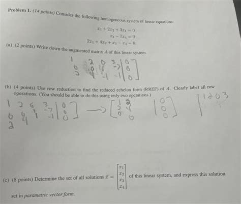 solved problem 1 14 points consider the following