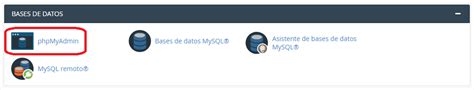 Acceder A PhpMyAdmin Desde CPanel Ayuda Powerhost