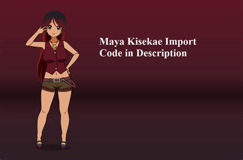 Maya Kisekae Import Code By Rolling Rio On Deviantart