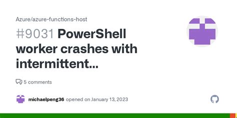 Powershell Worker Crashes With Intermittent Grpccorerpcexception