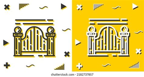 Gateway Line Icon Simple Outline Stylegateway Stock Vector Royalty Free 2182737857 Shutterstock