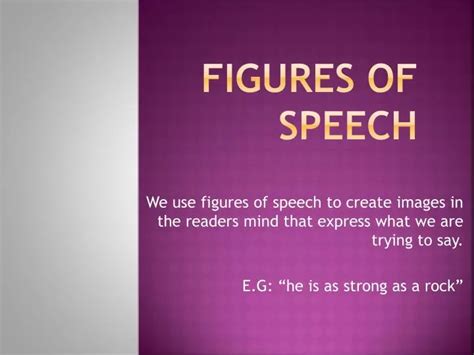 PPT FIGURES OF SPEECH PowerPoint Presentation Free Download ID