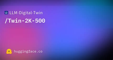 LLM Digital Twin Twin K Datasets At Hugging Face