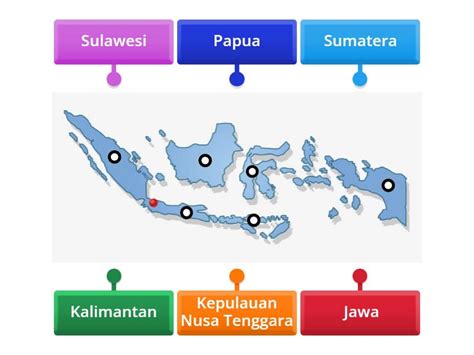 Cocokanlah Gambar Peta Indonesia Beserta Dengan Nama Pulaunya Labelled Diagram