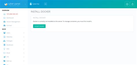 1 Getting Started With Cyberpanel Docker Manager 18 Docker
