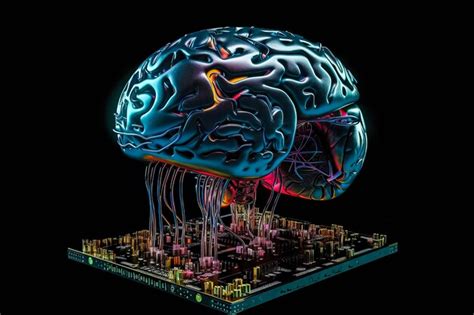 Premium Ai Image Ai Chipset With Human Brain On Computer Circuit Board Artificial Intelligence