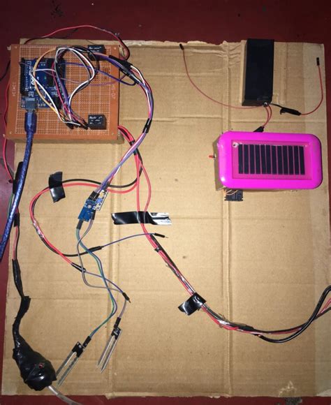 AUTOMATIC IRRIGATION SYSTEM USING SOLAR ENERGY Electronics Workshop