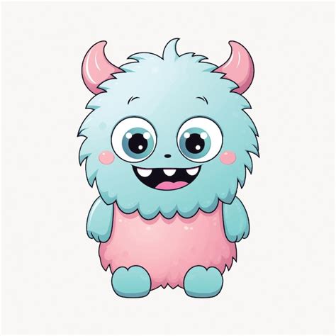 Premium Vector Cute Cartoon Monster Character